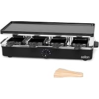 Trudeau Maison Misto Raclette Party Grill - Set of 14 (Black) : Amazon ...