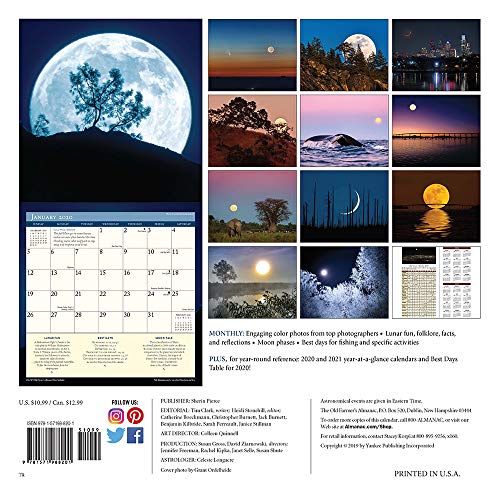 The 2020 Old Farmer's Almanac Moon Calendar - Want It All