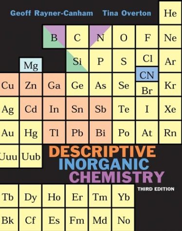 Descriptive Inorganic Chemistry, Third Edition: Rayner-Canham, Geoff ...