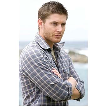 Sexy Dean Winchester in Flannel Shirt with Arms Folded - 8x10 ...