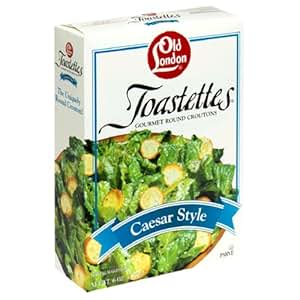 Amazon.com : Toastettes Round Croutons, Caesar, 6-Ounce Boxes (Pack of ...