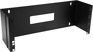 Amazon.com: StarTech.com 4U Hinged Wall Mount Patch Panel Bracket - 6 inch Deep - 19" Patch ...
