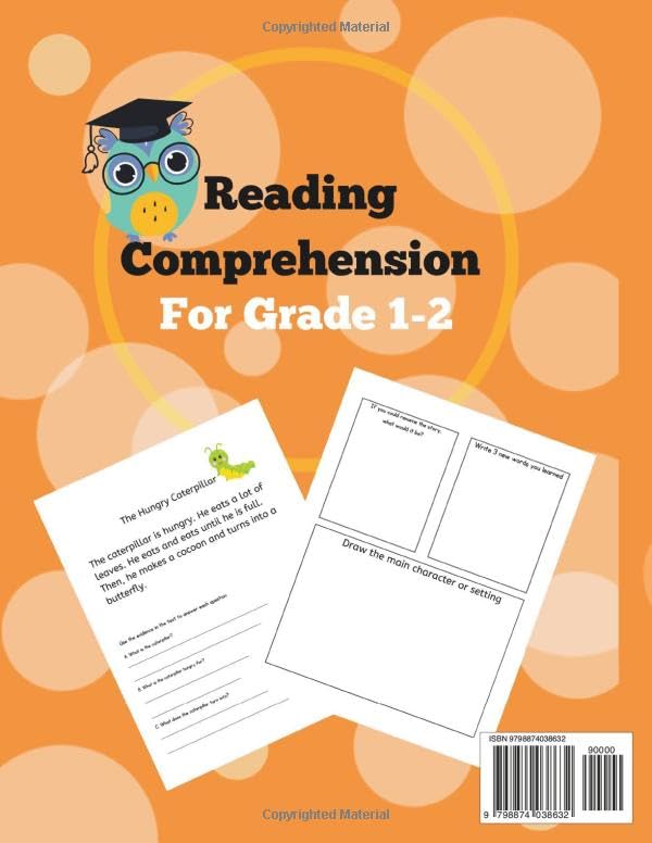 Mua Reading Comprehension for Grade 1-2: Workbook with Engaging ...