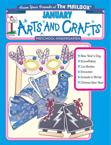 January Monthly Arts & Crafts: The Mailbox Books Staff: 9781562343767 ...