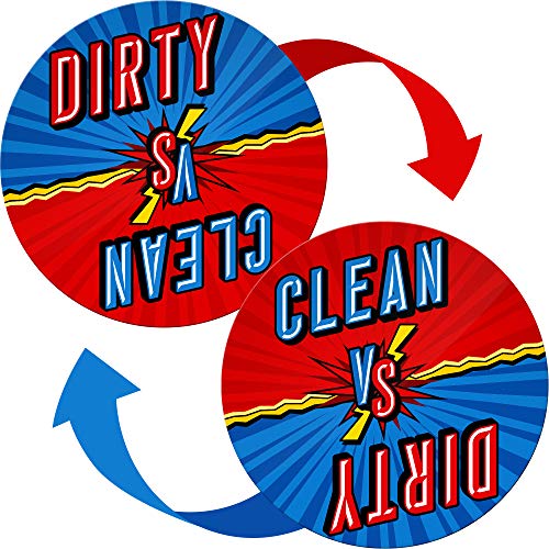 Clean Dirty Dishwasher Magnet Funny Comics Sign Gifts For Grandma 