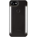 Amazon.com: LuMee Duo Phone Case, White Glossy | Front & Back LED Lighting, Variable Dimmer ...