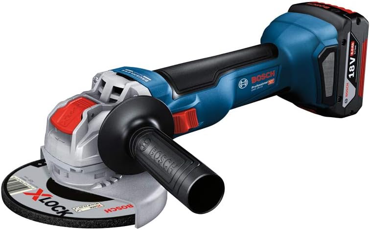 Bosch Professional 18V System Akku Winkelschleifer GWX 18V-10 ( Scheibendurchmesser 125 mm, mit ...