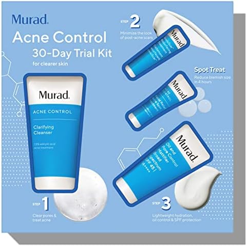 Murad Acne Control 30-Day Trial Kit - 4-Piece Trial-Size Kit $57 Value ...