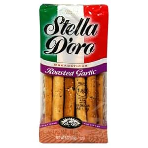 Amazon.com: Stella D'Oro Mini Breadsticks, Sesame, 6-Ounce Packages ...