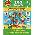 Little Learners - Colors and Numbers: Coloring and Activity Book with ...