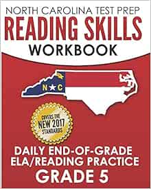 Amazon.com: NORTH CAROLINA TEST PREP Reading Skills Workbook Daily End ...
