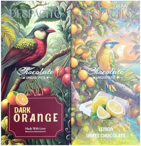 سعر DESPACITO Dark Chocolate Orange 80g + Lemon White Chocolate 80g فى ...