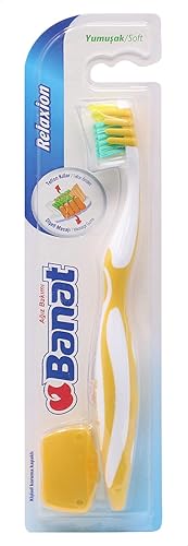 Banat Relaxion Soft Toothbrush, Red White price in Egypt | Amazon Egypt ...