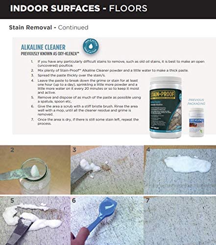 Dry-Treat Stain Proof Alkaline Cleaner - 2.2 lb., Triple-Action ...