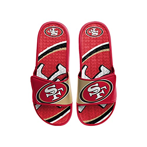 FOCO Kansas City Chiefs NFL Mens Colorblock Big Logo Gel Slides - M on ...