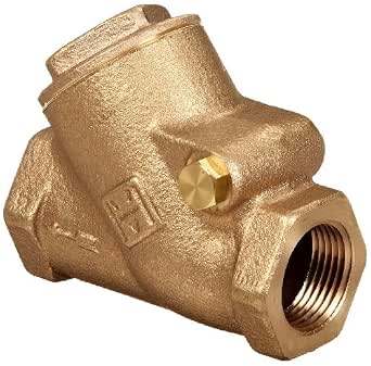 Milwaukee Valve 509Y Series Bronze Swing Check Valve, Class 125, 1" NPT ...