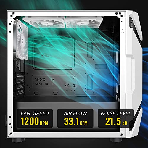 EZDIY-FAB Cube Fan Pro 120mm PC Case Fan,High Performance Cooling Fan ...