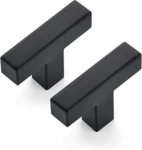 Ravinte 30 Pack 2 inch Length Square Cabinet Pulls Matte Black ...