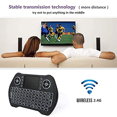BL Mini Wireless Keyboard Remote Control with Touchpad Mouse Combo ...
