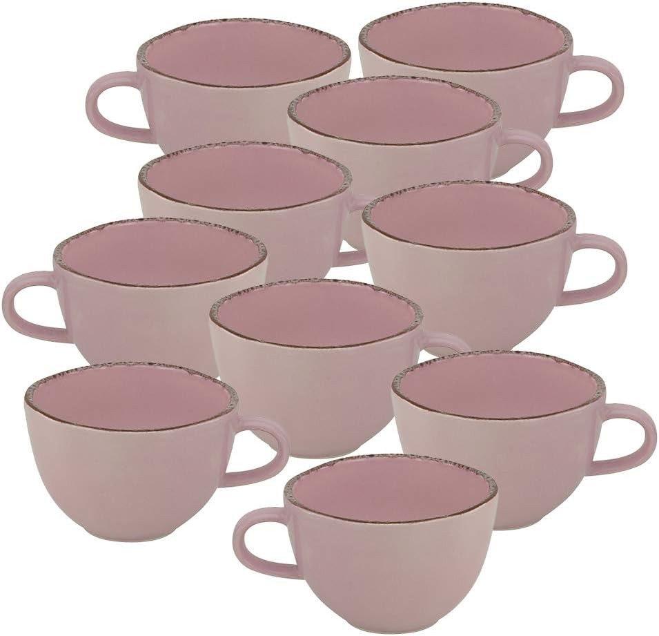Amazon.de: 10er SET CreaTable 22115 PINK LADY Kaffeeobere 20 cl, pink ...
