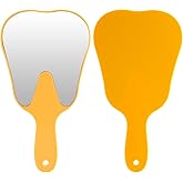 Amazon.com: JMU Tooth Shaped Mirror, Dental Handheld Mirror for Dental ...