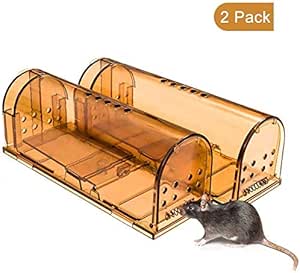 Humane Mouse Trap, Live Mice Trap, Reusable Indoor and Outside Mouse ...