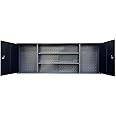 Amazon.com: JZD Metal Wall Mount Tool Storage Lockable Garage Cabinet ...