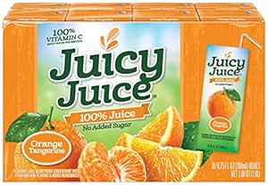Amazon.com : Juicy Juice Orange Tangerine Juice Single Serve Box, 54 ...