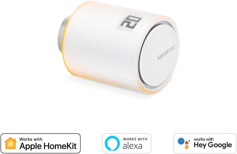 Netatmo Additional Smart Radiator Valve, Add-on for Smart Thermostat ...