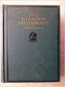 The Winston Dictionary Advanced Edition: Amazon.com: Books