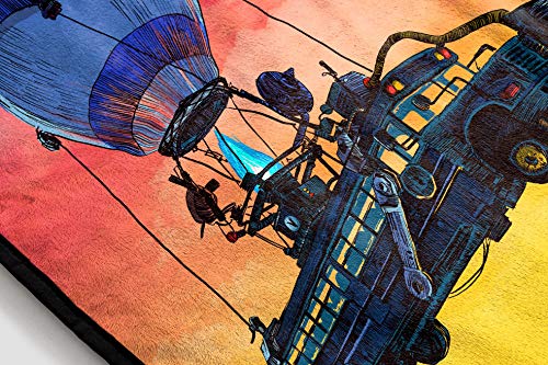 Jay Franco Fortnite Bus Loading Screen Raschel Blanket - Measures 60 x ...