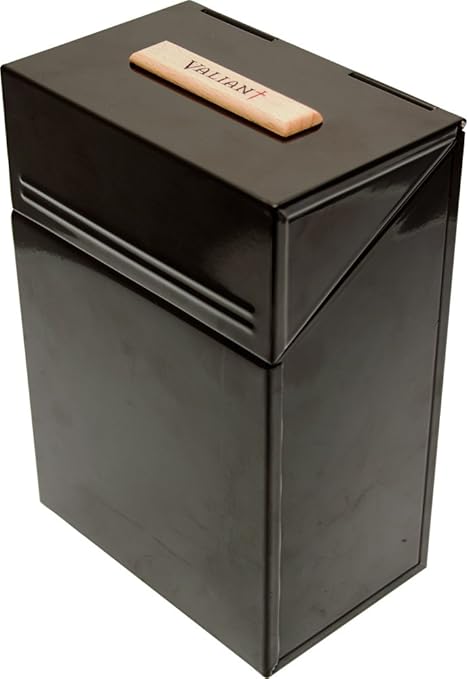 Valiant Fireside Firelighter Holder & Tidy - Black Gloss Steel Storage ...