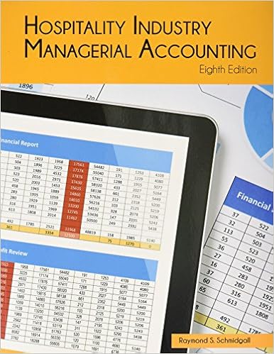 Hospitality Industry Managerial Accounting (8th Edition) Solutions ...