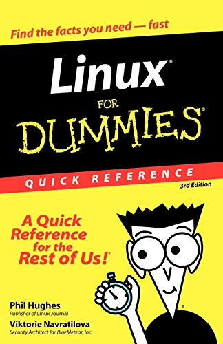 Linux For Dummies Quick Ref 3e: Hughes, Phil, Navratilova, Victorie ...