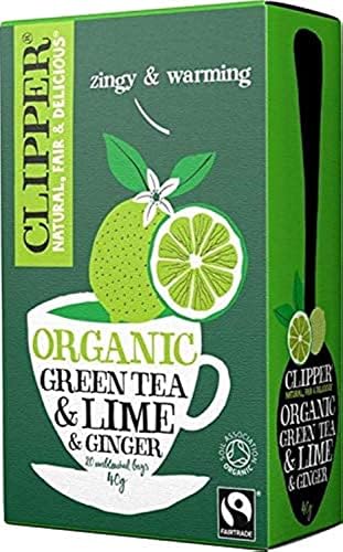 Clipper Green Tea with Lime and Ginger , 40 grams , 20 bags price in ...
