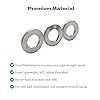 RISON-Titanium DIN125 M10 Titanium Flat Washer 6AL4V Aerospace Grade 5 Titanium Silver Sealing ...