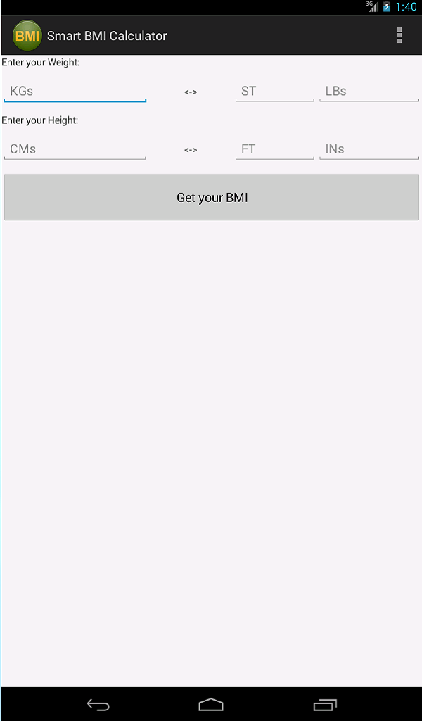 Smart BMI Calculator:Amazon.fr:Appstore for Android