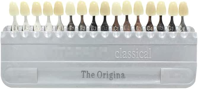 LMEIL Tabla De Colores Dentales, 1 Juego De Modelos De Color De Dientes ...