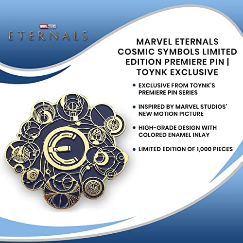 Marvel Studios Eternals Cosmic Symbols Limited Edition Premiere Pin ...