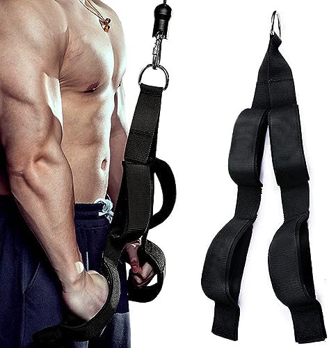 Tricep Rope Cable Attachment Handles Pull Down Rope,Multi Workout Rope ...