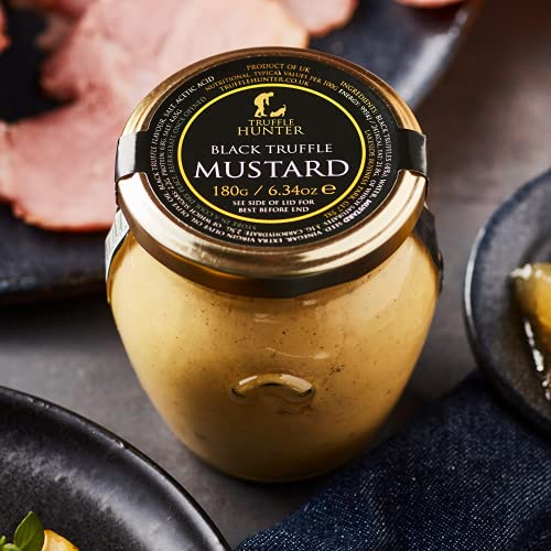 TruffleHunter - Black Truffle Mustard - Dijon Mustard - Gourmet ...