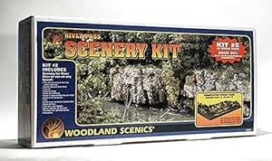 Amazon.com: Woodland Scenics HO Scale River Pass Scenery Kit: Toys & Games