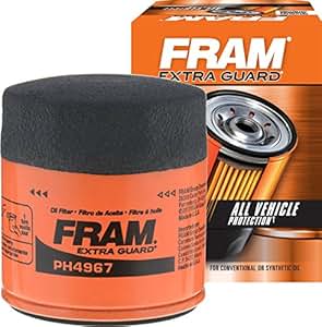 Amazon.com: FRAM PH4967 Extra Guard Passenger Car Spin-On Oil Filter ...