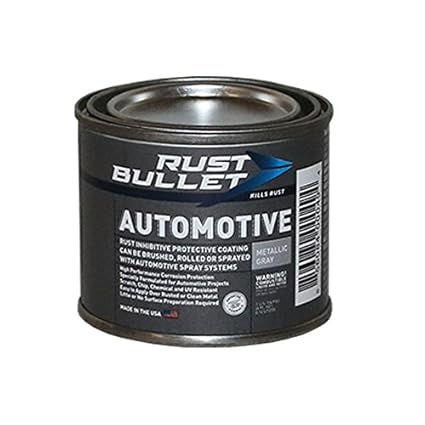 Rust Bullet RBA49 Automotive Rust Inhibitor Paint, 1/4 Pint Metal Can ...