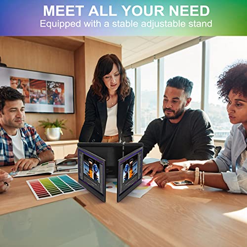 13.3” Portable Monitor for Laptop, OFIYAA P2 Pro Triple Laptop Monitor Screen, External Dual ...