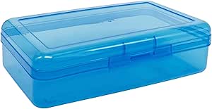 Amazon.com: Ykimok Large Capacity Clear Pencil Box, Pencil Case ...