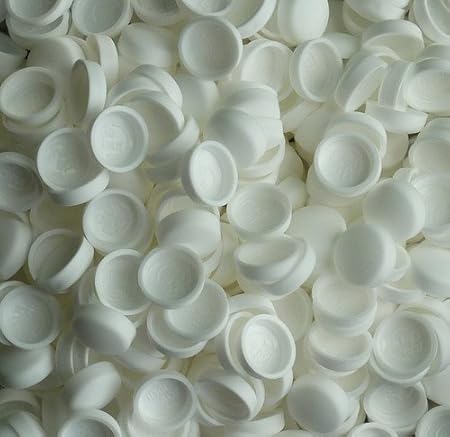 Snap-On Two Piece Dome Screw Cover Caps - Pack of 50 Large Matt Caps ...