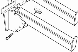 Amazon.com: Ingles Products SA-307 Keyboard Display Arms for Slatwall ...