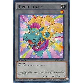 Amazon.com: Yu-Gi-Oh! - Hippo Token (YS16-ENT03) - Starter Deck: Yuya ...