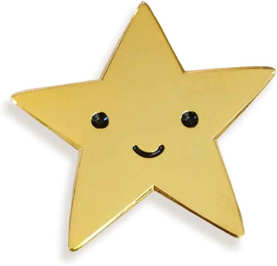 Gold Star Enamel Pin: Amazon.ca: Home & Kitchen